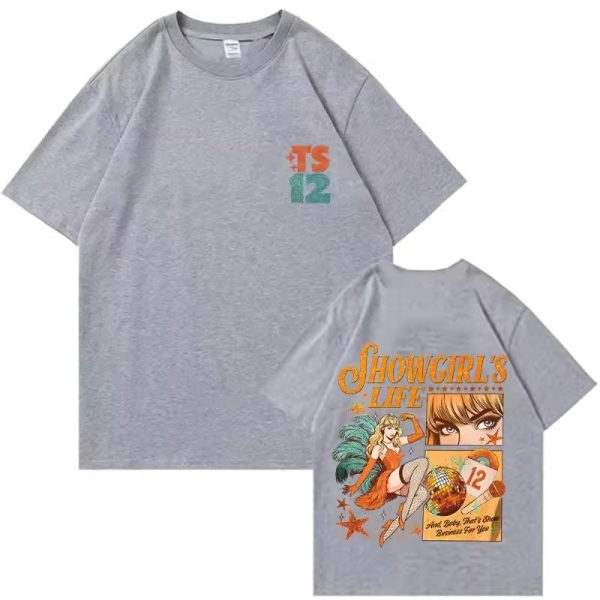 TS New Album the Life of a Showgirl 2025 T-Shirt - Taylor Swift Shop